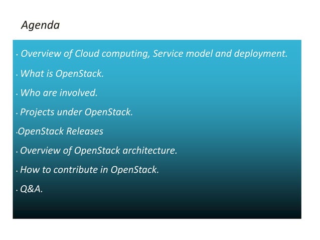 OpenStack Introduction | PPTX