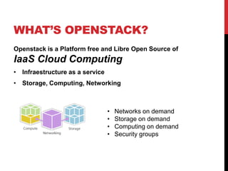 Quick overview of Openstack architecture | PPT