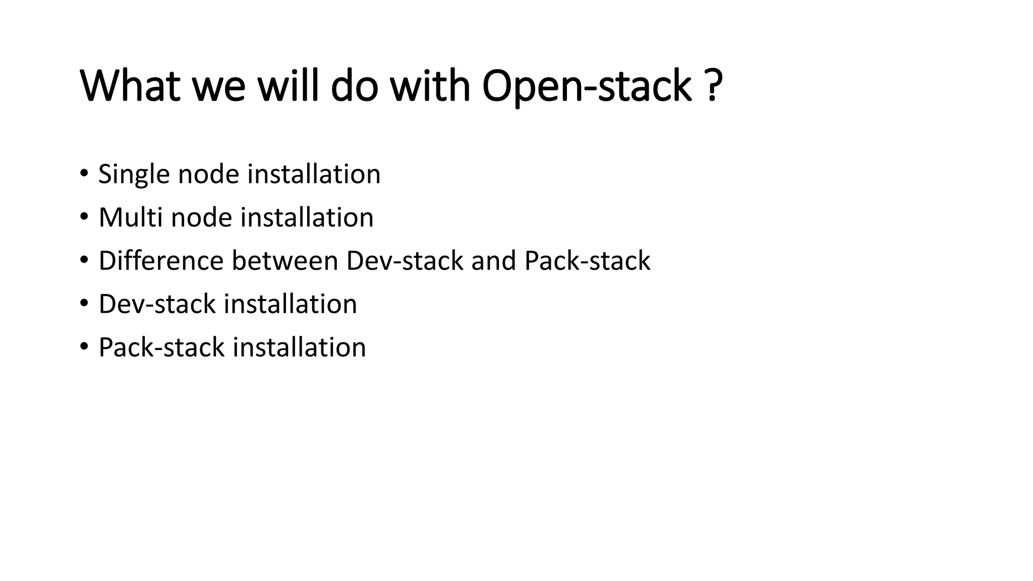 Openstack in 10 mins | PPT