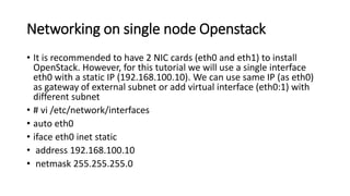 Openstack in 10 mins | PPT