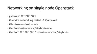 Openstack in 10 mins | PPT