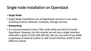 Openstack in 10 mins | PPT