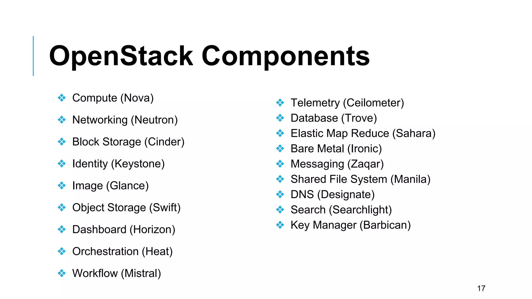 OpenStack Architecture and Use Cases | PPTX