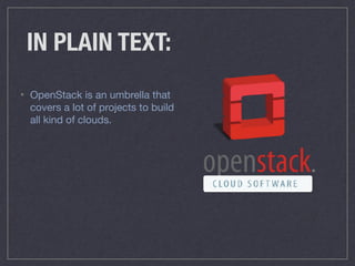OpenStack (projects 101) | PPT