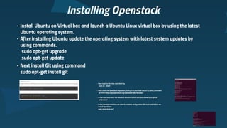 Introduction to what OpenStack is, and how it differs from AWS, and its ...