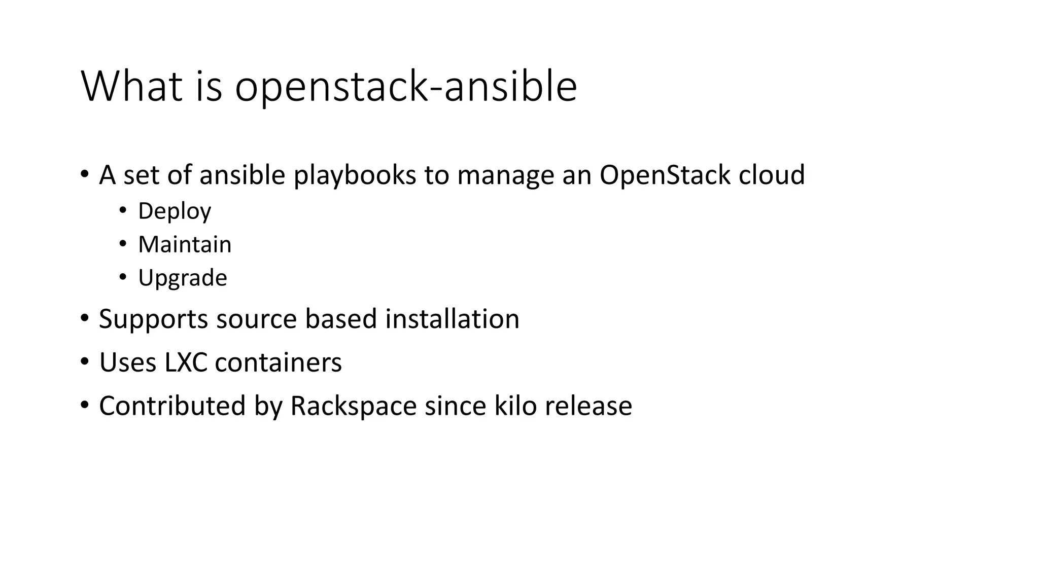 Openstack ansible | PDF