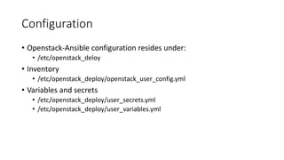 Openstack ansible | PDF