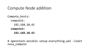 Openstack ansible | PDF