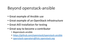 Openstack ansible | PDF