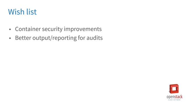 OpenStack-Ansible Security | PPT