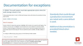 OpenStack-Ansible Security | PPT