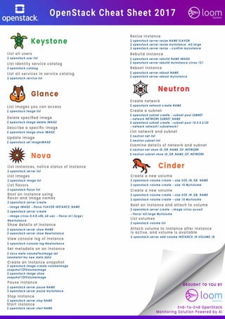 Open stack cheatshee | PDF