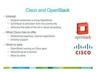 OpenStack: Time is Now - Lew Tucker | PPT