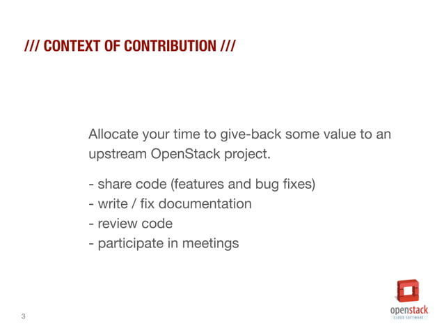 Openstack Contribution in a Nutshell | PDF