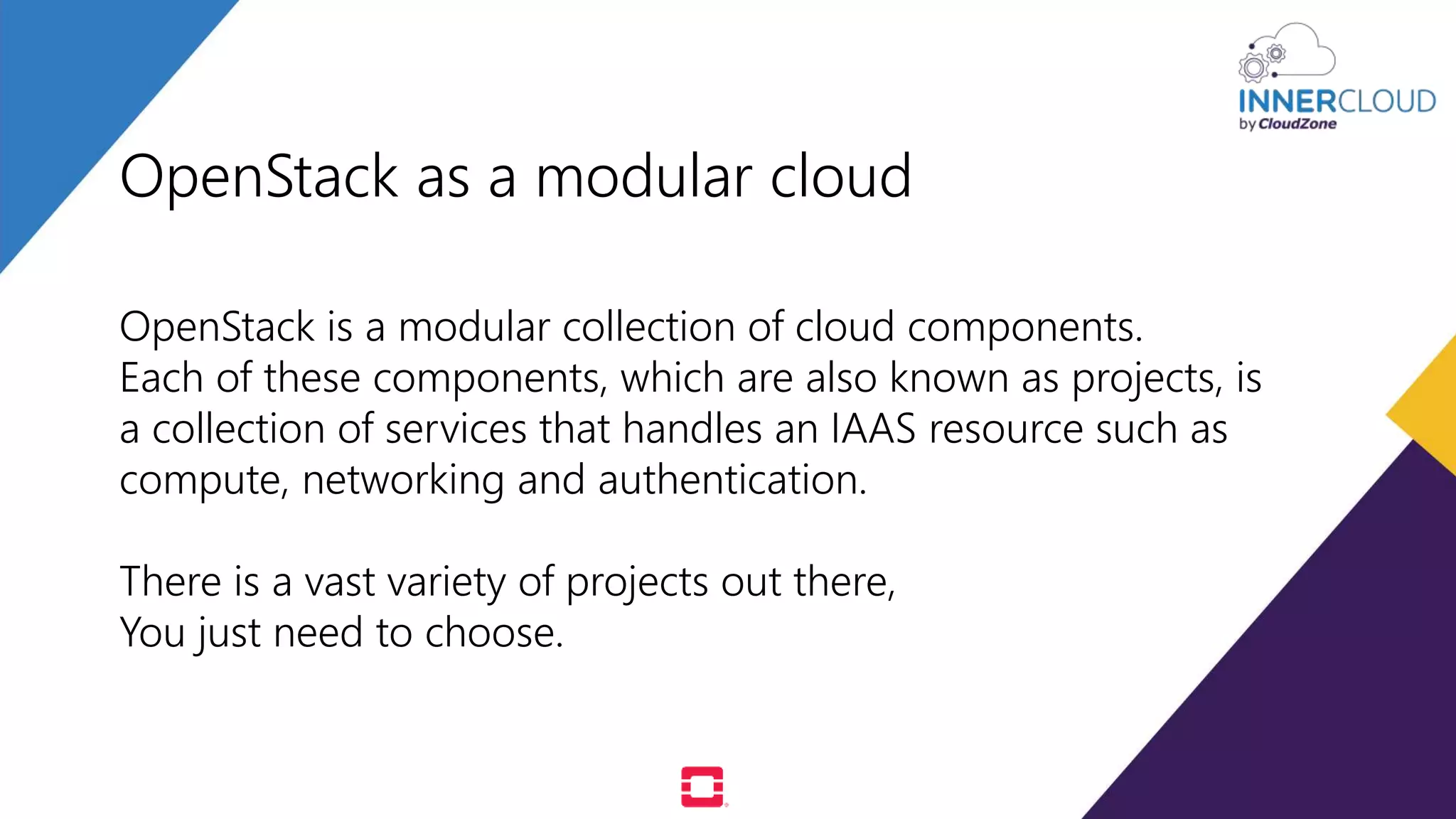 Openstack Fundamentals by CloudZone @Back2School | PPT