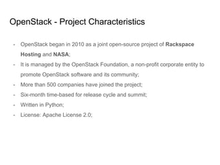OpenStack - Infrastructure as a service | PPT