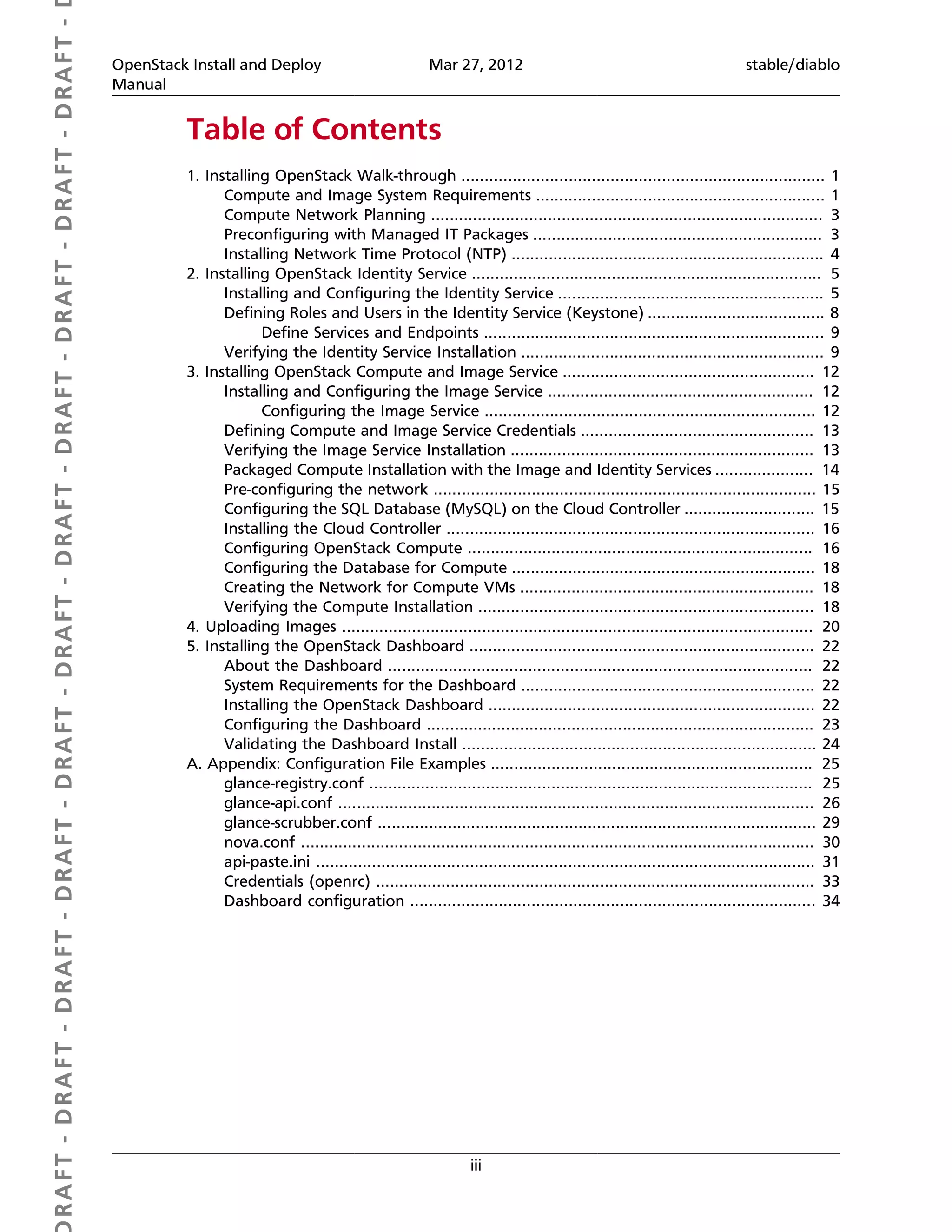 Openstack install-guide-diablo | PDF