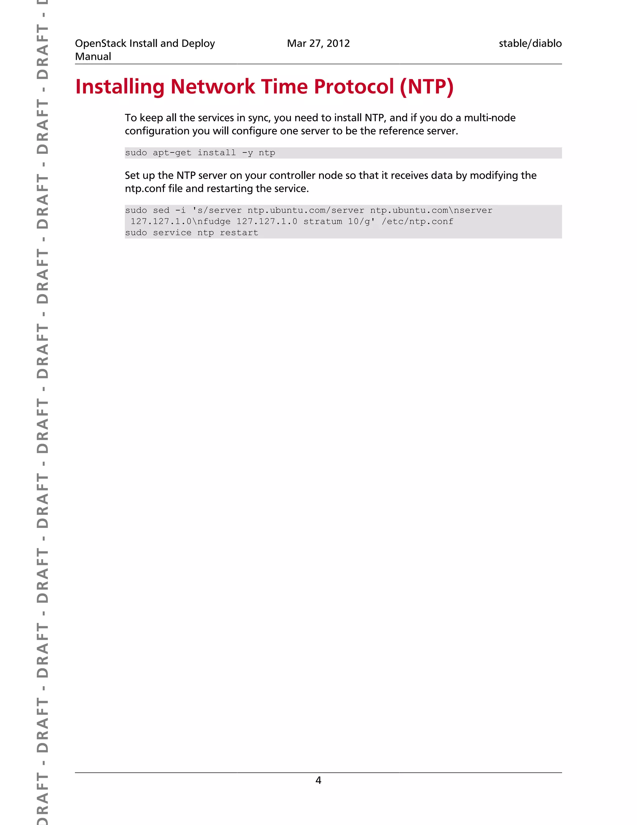 Openstack install-guide-diablo | PDF