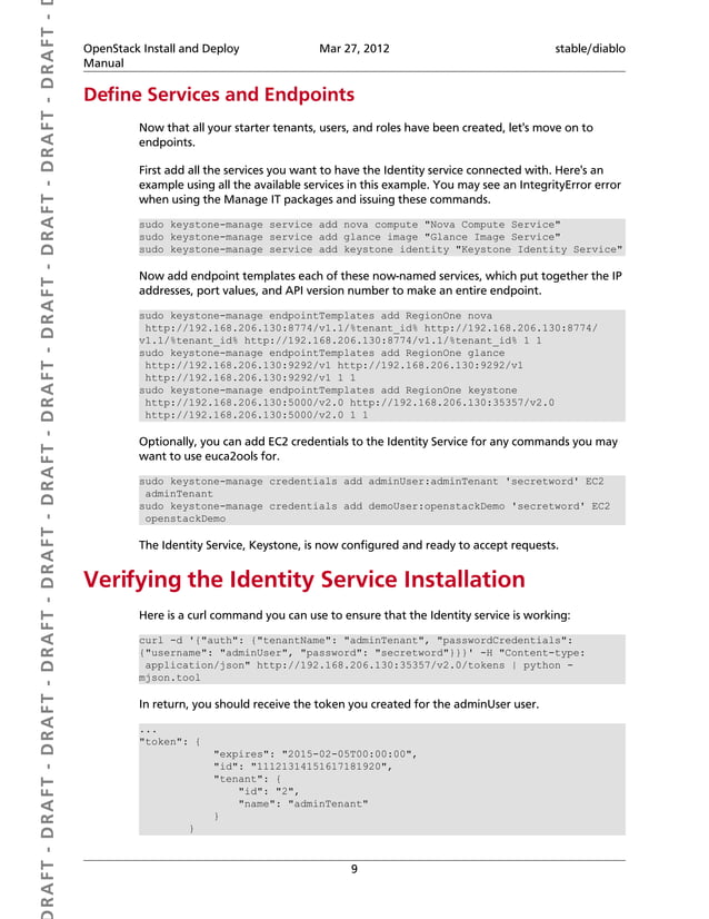 Openstack install-guide-diablo | PDF