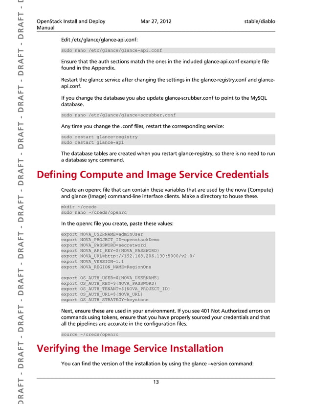 Openstack install-guide-diablo | PDF