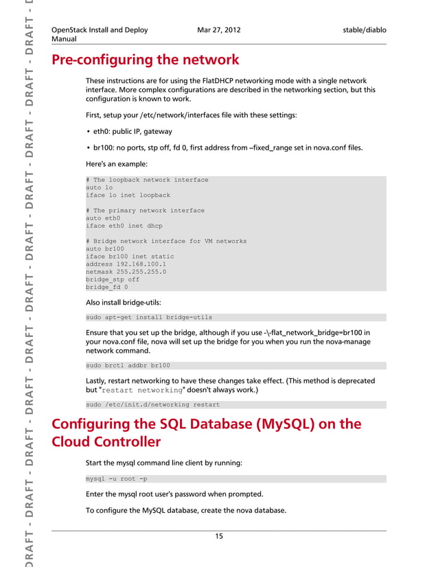 Openstack install-guide-diablo | PDF