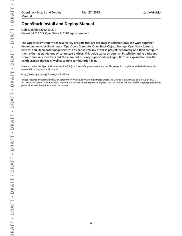 Openstack install-guide-diablo | PDF