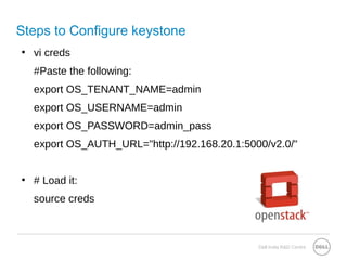OpenStack keystone identity service | PPT