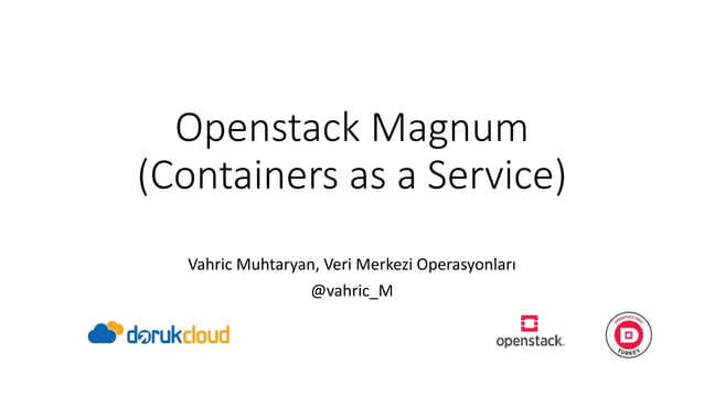 Openstack Magnum CaaS | PPT