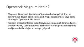 Openstack Magnum CaaS | PPT