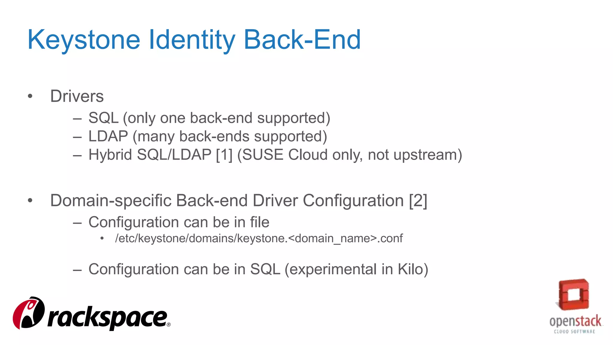 OpenStack Keystone with LDAP | PPT
