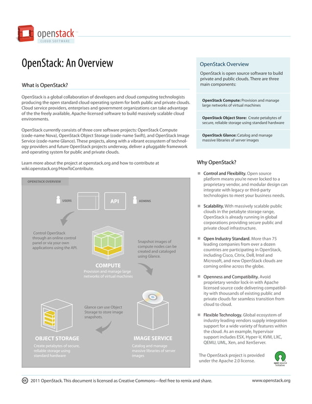 Openstack overview-datasheet | PDF