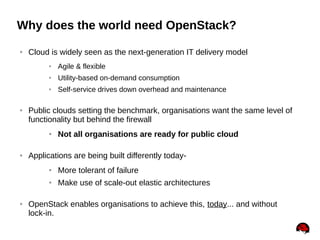 Red Hat Cloud Infrastructure Conference 2013 - Presentation about ...