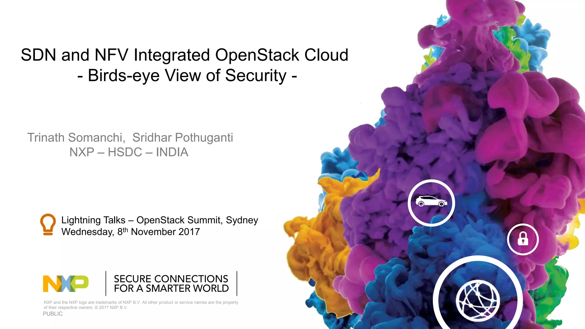 SDN and NFV integrated OpenStack Cloud - Birds eye view on Security | PPTX