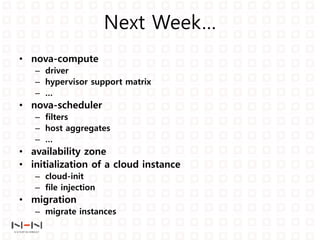 Openstack Study Nova 1 | PPTX