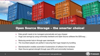 Open Cloud Storage @ OpenStack Summit Paris | PPT
