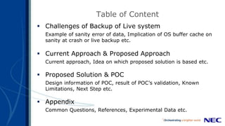 Truly non-intrusive OpenStack Cinder backup for mission critical systems | PPTX