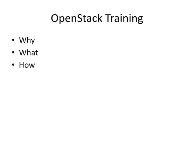 OpenStack for VMware admins | PPT
