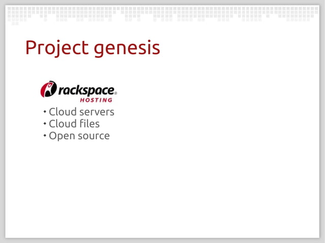 OpenStack 101 Technical Overview | PPT