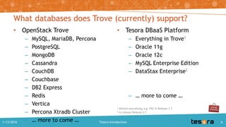 OpenStack and Databases | PPT