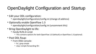 OpenDaylight Integration with OpenStack Neutron: A Tutorial | PPT