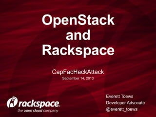 OpenStack and Rackspace | PPT