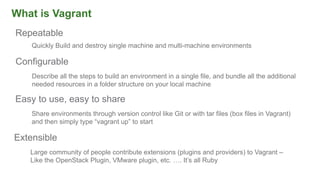 Open stack and_vagrant-os-meetup-2015 | PDF