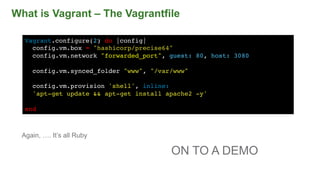 Open stack and_vagrant-os-meetup-2015 | PPT