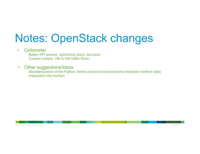 Predictive Analytics & Visualization - Towards Data Driven Insights for Openstack Clouds | PPT