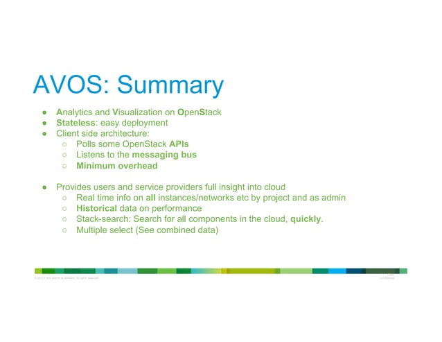 Predictive Analytics & Visualization - Towards Data Driven Insights for Openstack Clouds | PPT