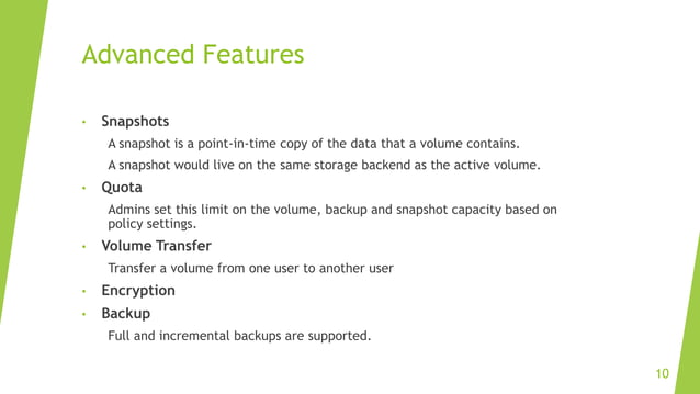 OpenStack Block Storage (Cinder) documantation | PPT