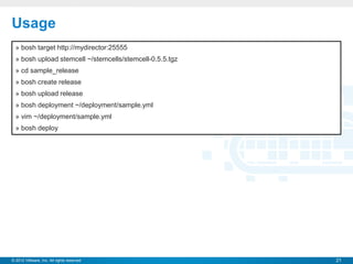 Cloud Foundry and OpenStack | PPT