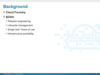 Cloud Foundry and OpenStack | PPT