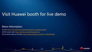 Building Multi-Site and Multi-OpenStack Cloud with OpenStack Cascading | PPT