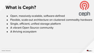 Red Hat Storage Day Boston - OpenStack + Ceph Storage | PPT
